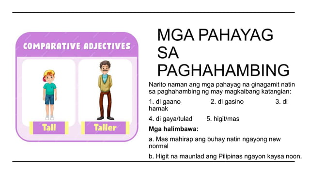 paghahambing na magkatulad at di magkatulad ppt | PPTX