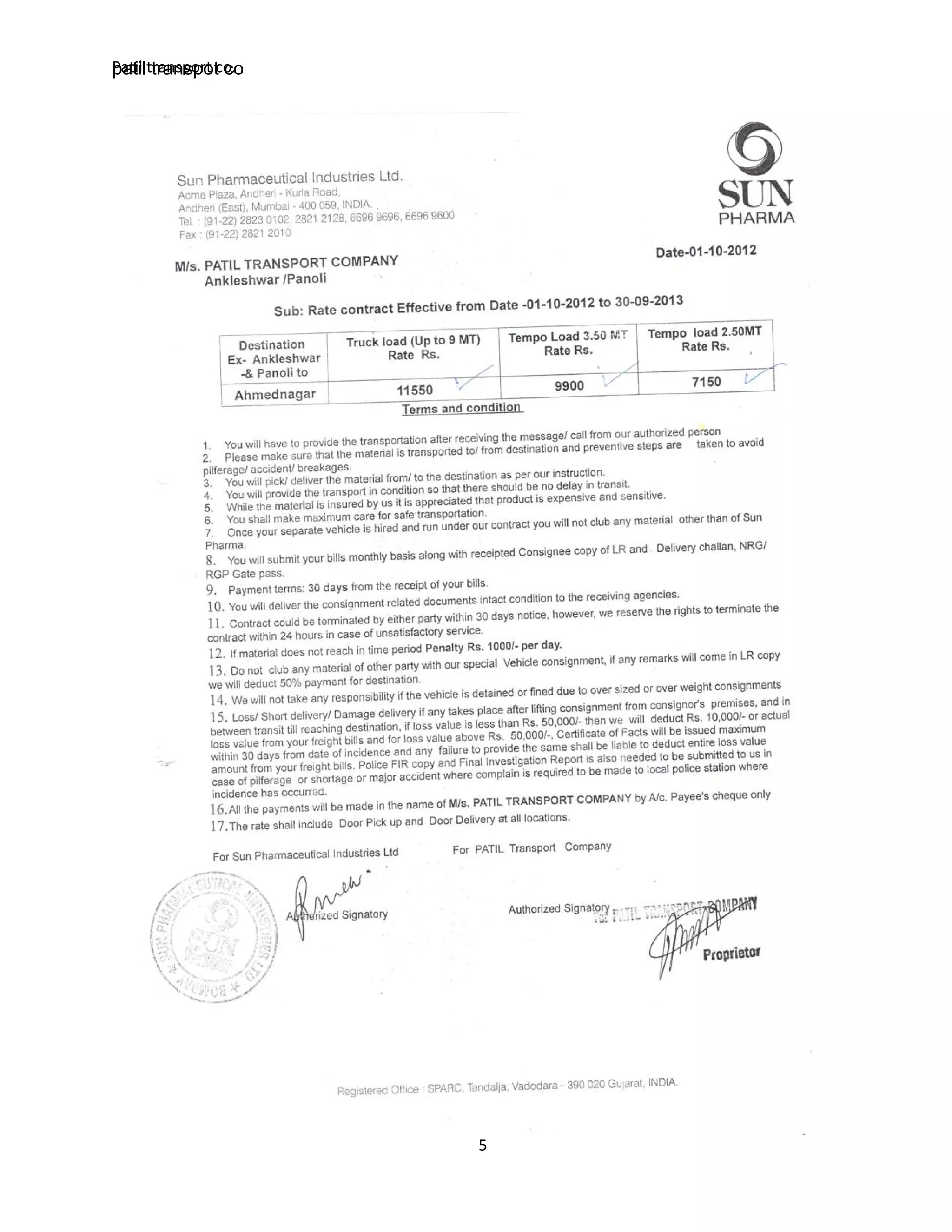 PATIL TRANSPORT COMPANY profile.pdf 4 | PDF