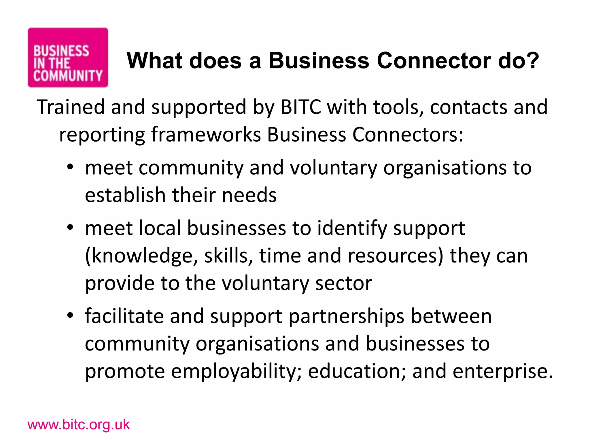 Business Connectors - An introduction Apr 15 | PPT