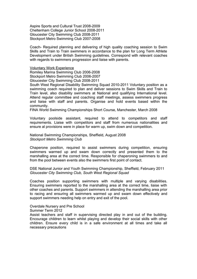 CV August 2016 | DOC