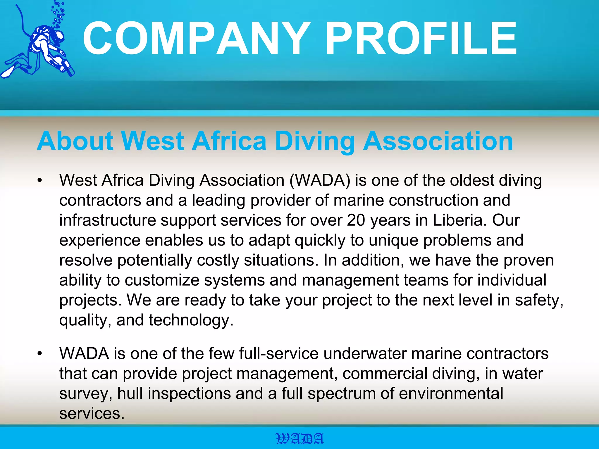 WADA Profile Presentation | PPT