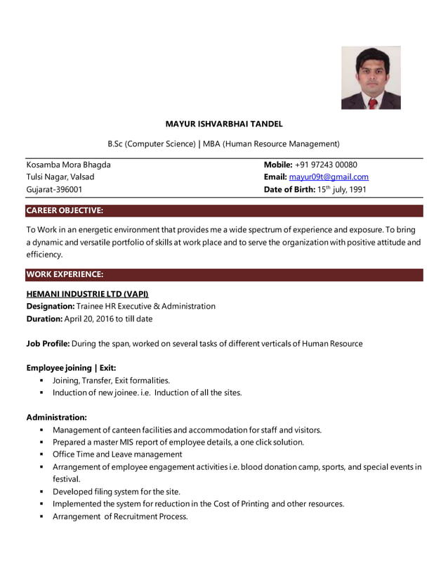 CV_Mayur | PDF