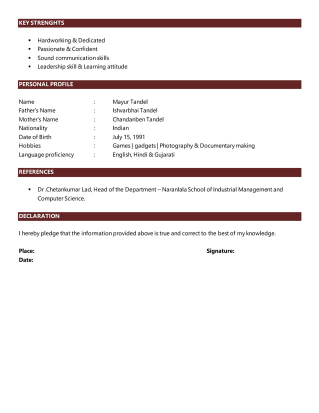 CV_Mayur | PDF