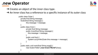 Java- Nested Classes | PPTX