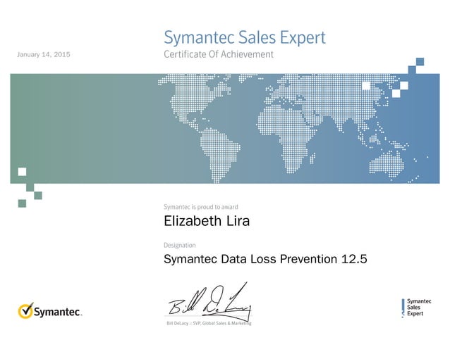 Symantec DLP Certificate 2015 | PDF