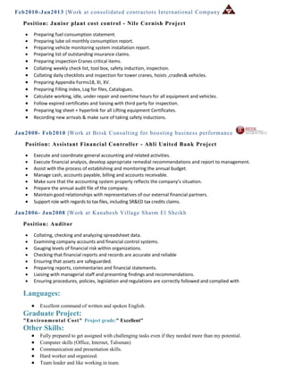 Youssef Magdy CV | PDF