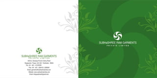 Subhashree Ram Garments Profile | PDF