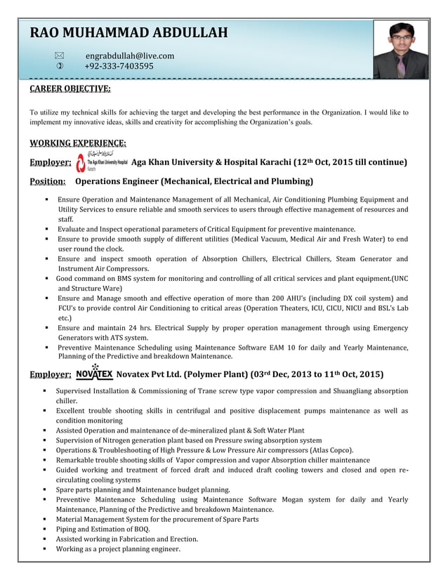 Resume (RMA) | PDF