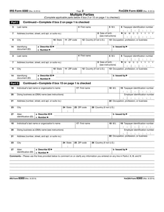 IRS Form 8300.pdf | Business Accounting & Finance | Business