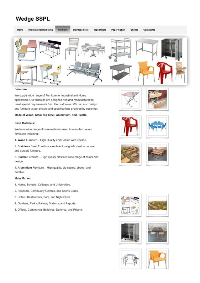 Wedge SSPL Catalog | PDF | Manufacturing Industry | Industries