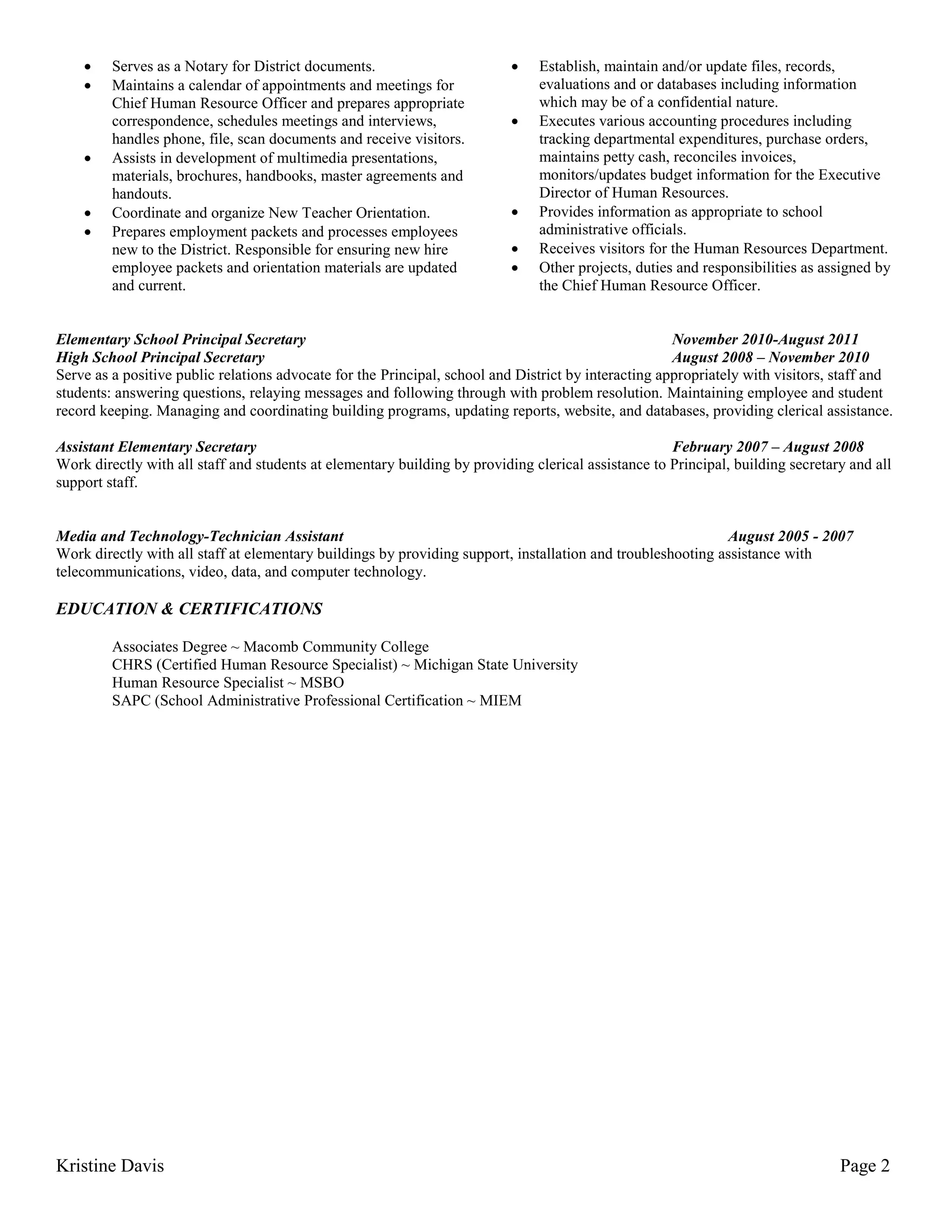 Kris Resume 2015 | PDF