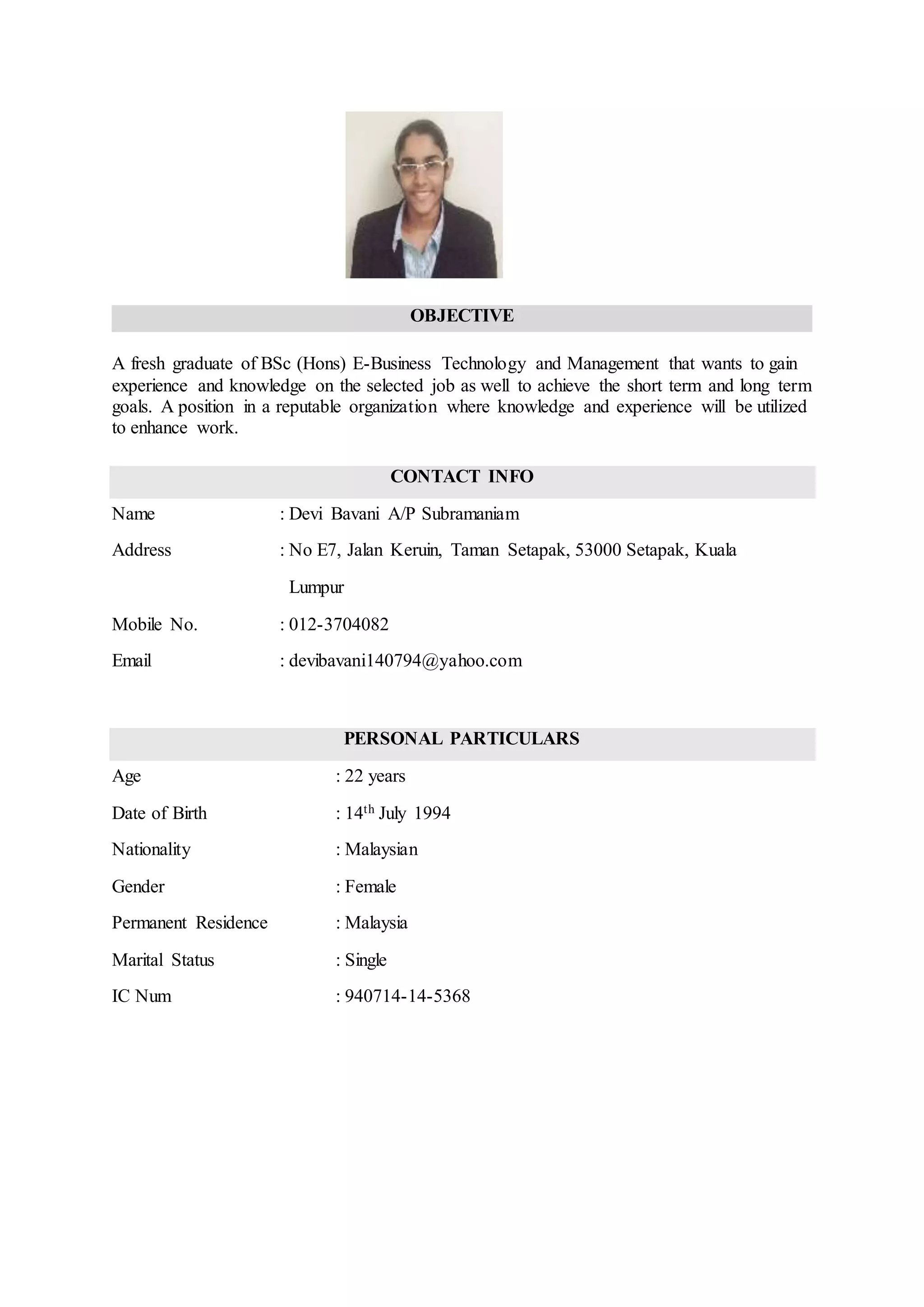 Latest Resume 1 | DOCX