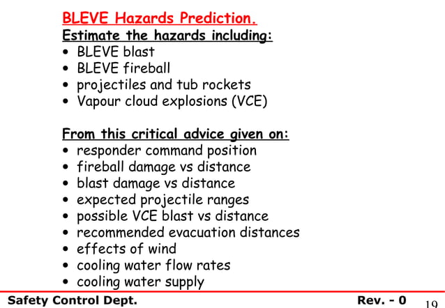 Bleve | PPT | First Aid | Injuries