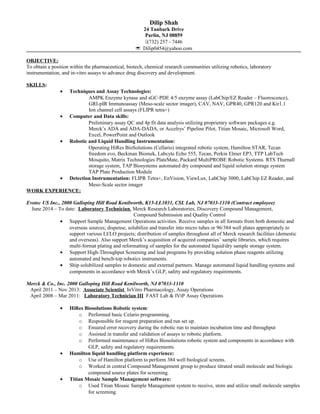 Dilip Shah_Resume | PDF