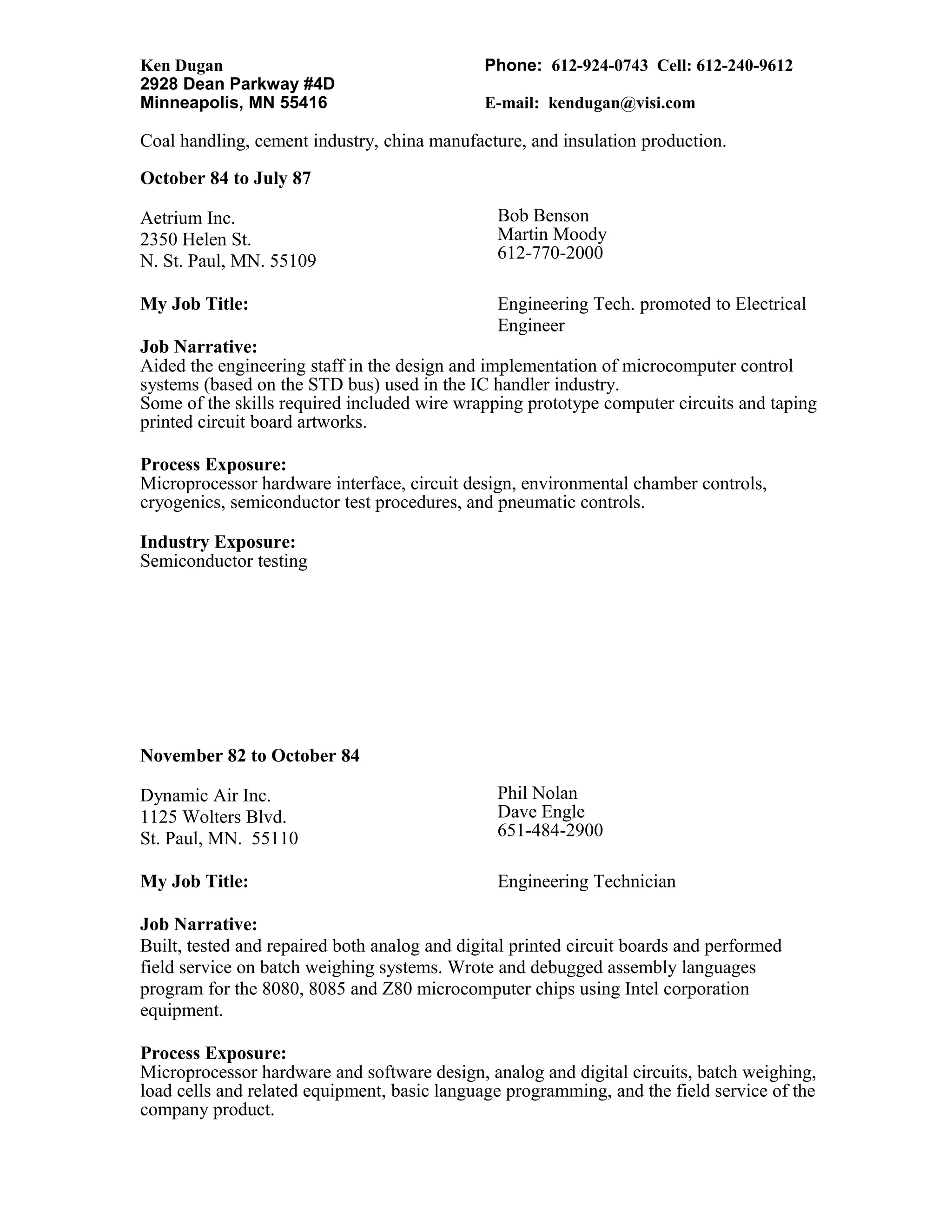 KenDugan_Resume_15 | DOC