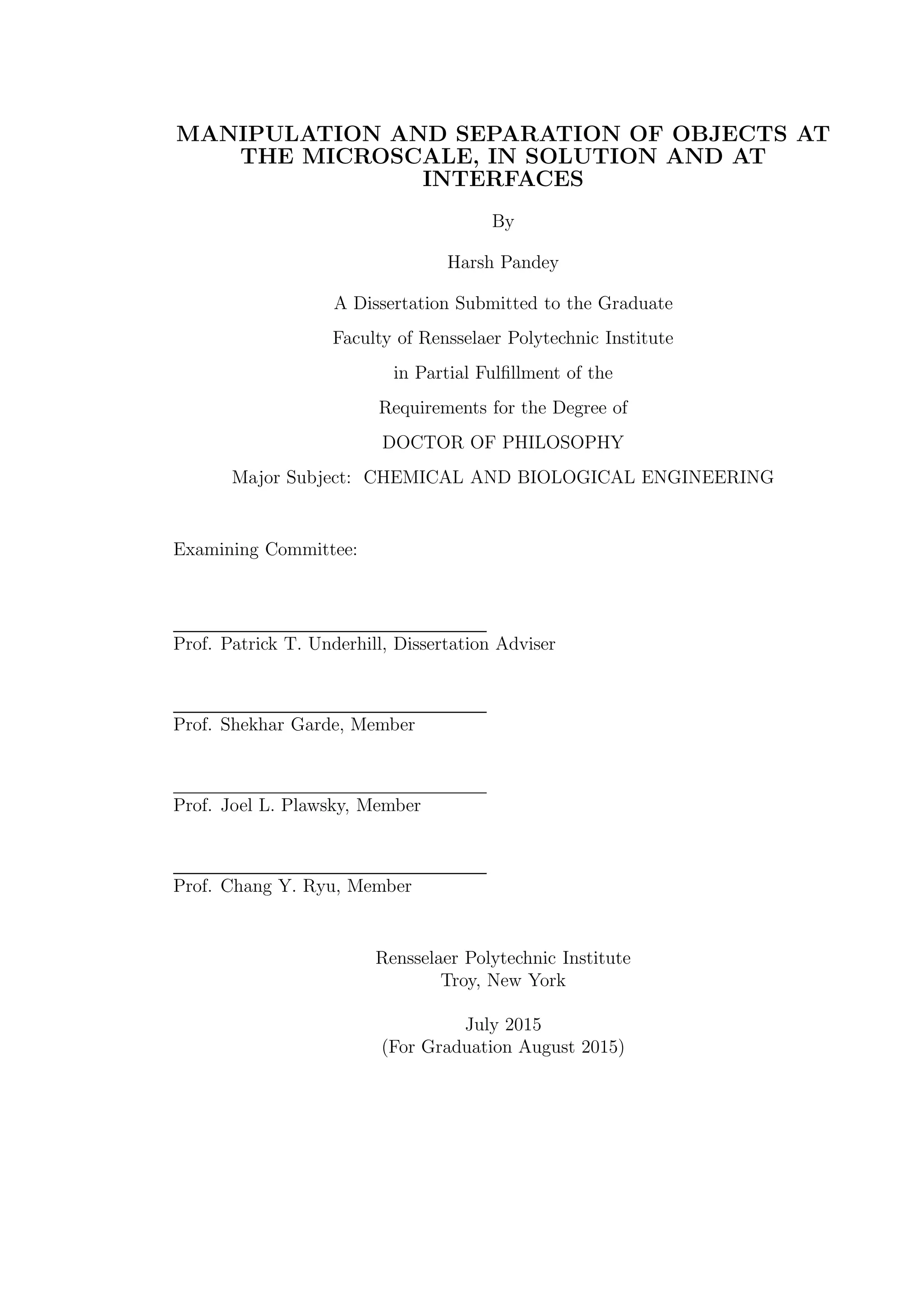 Final Thesis Harsh Pandey | PDF Final Thesis Harsh Pandey | PDF