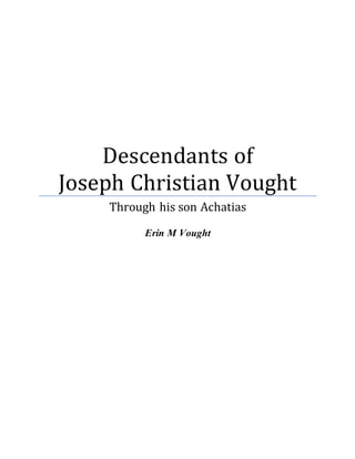 Joseph Christian Vought | DOCX