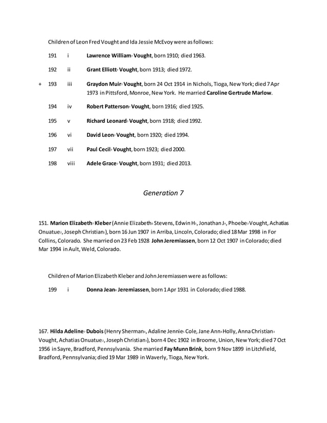 Joseph Christian Vought | PDF