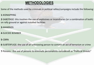 Michaelcreations-Political-Rally-Security-Solution | PPT