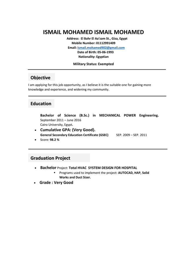 ISMAIL EL AGAN_CV | PDF