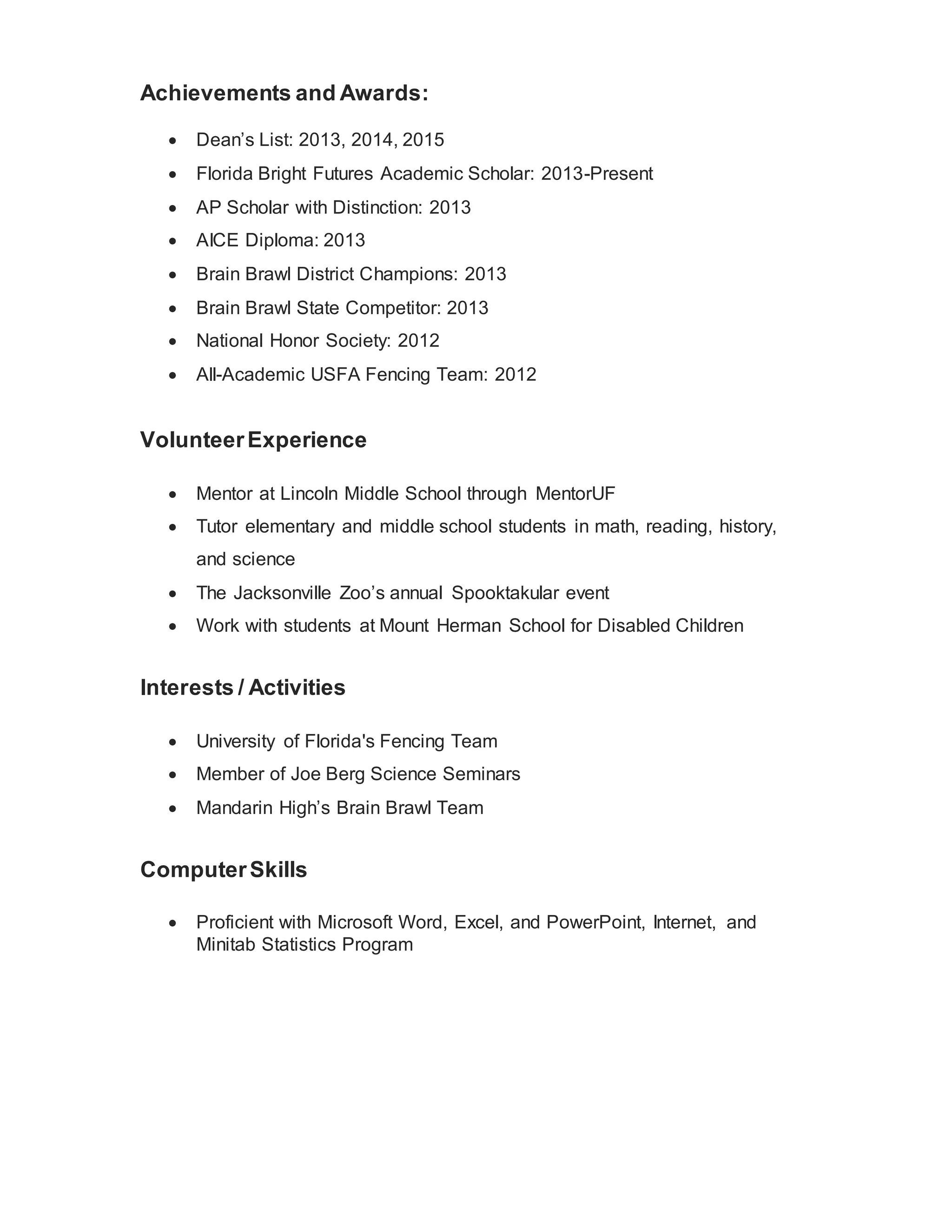 Gabrielle Cohen Resume Feb 2016 | PDF