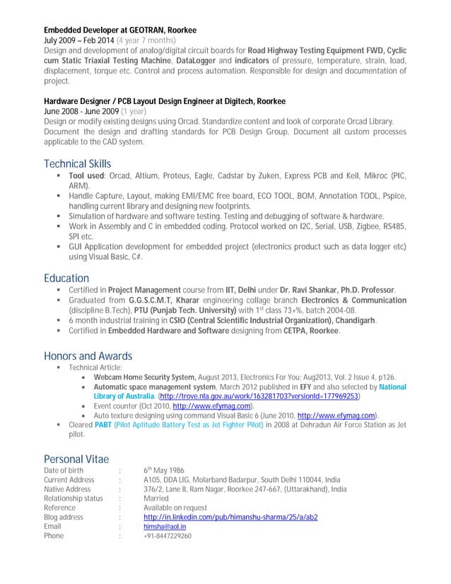 Himanshu Sharma, Resume | PDF