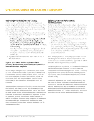 2014-15-Enactus-Team-Handbook | PDF
