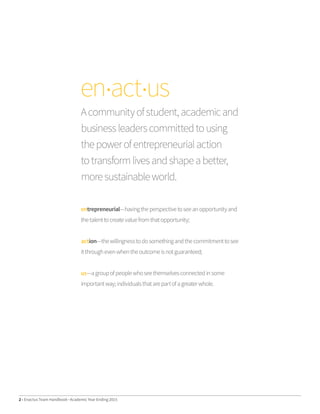 2014-15-Enactus-Team-Handbook | PDF