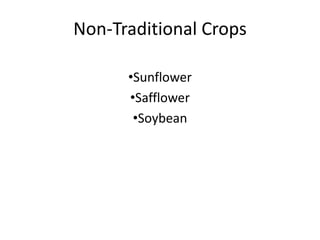 Non-Traditional Crops | PPTX