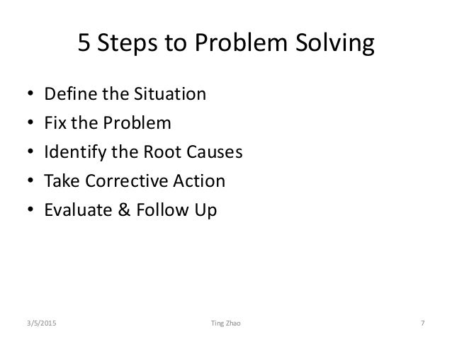 Problem Solving Technique