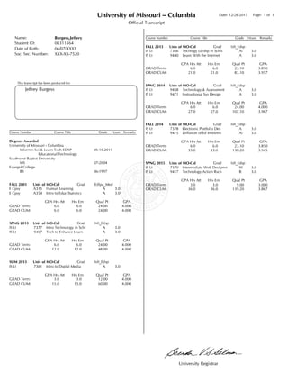 MU transcript new | PDF