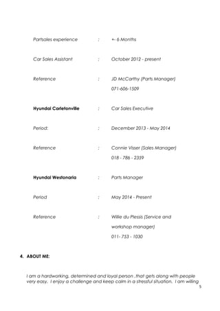 Edward Ehrke's CV | PDF