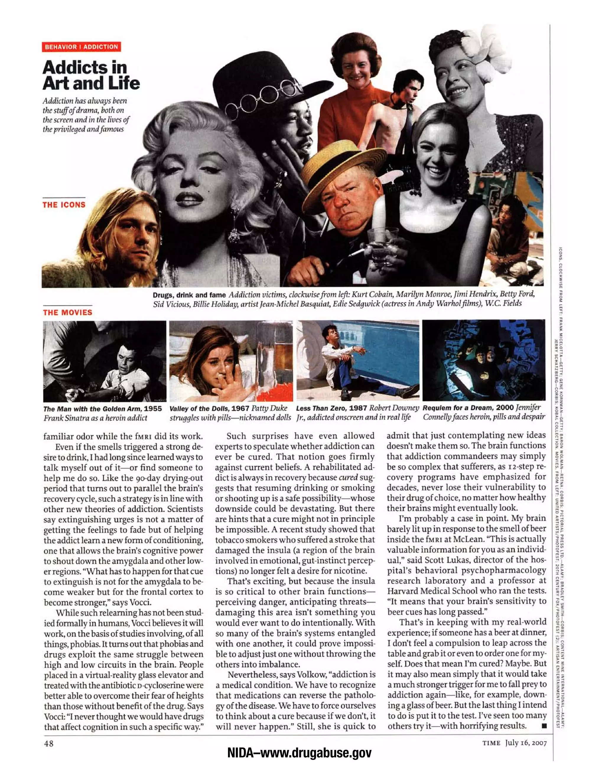 Time magazine cover story | PDF | Substance Abuse | Diseases and Conditions