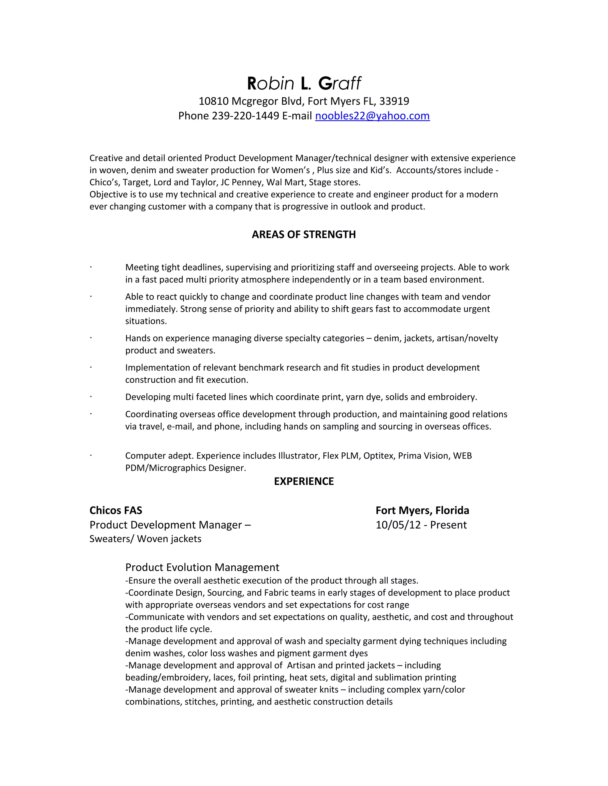 Robin.Graff resume | DOC