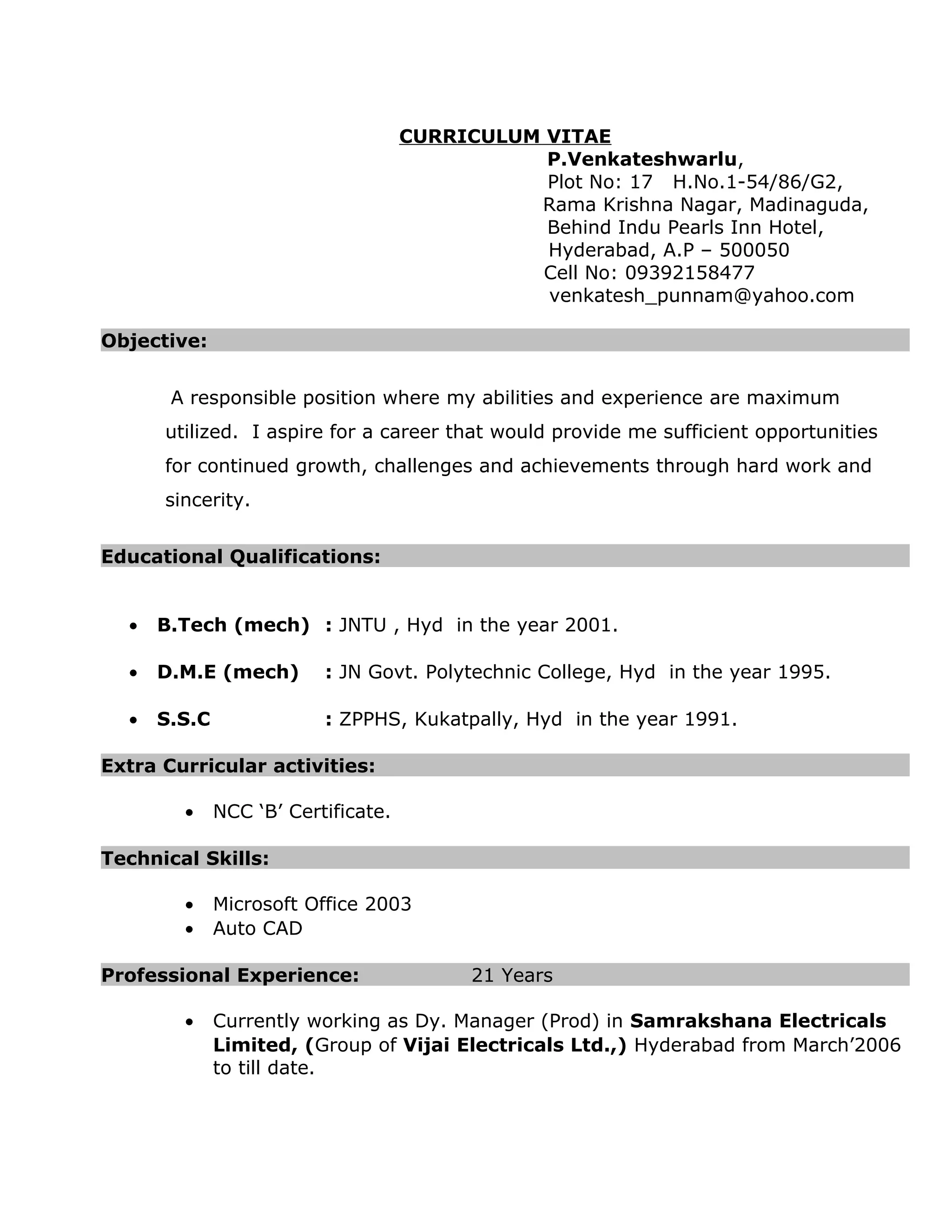 CV - Copy | DOC