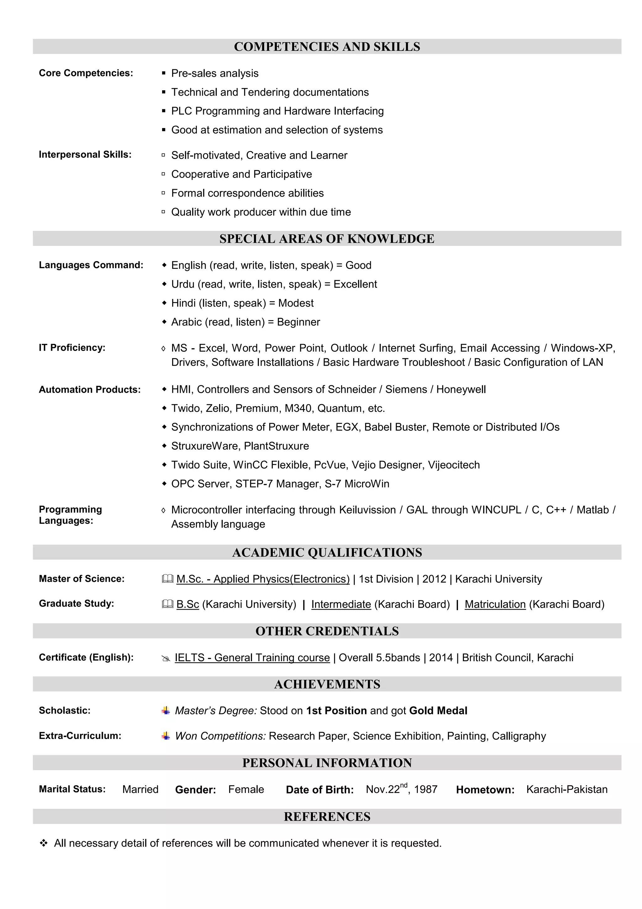 Sobouhi Resume | PDF | Computing | Technology & Computing