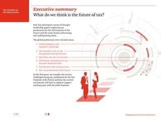 pwc-tax-function-of-the-future | PDF | Business Accounting & Finance ...