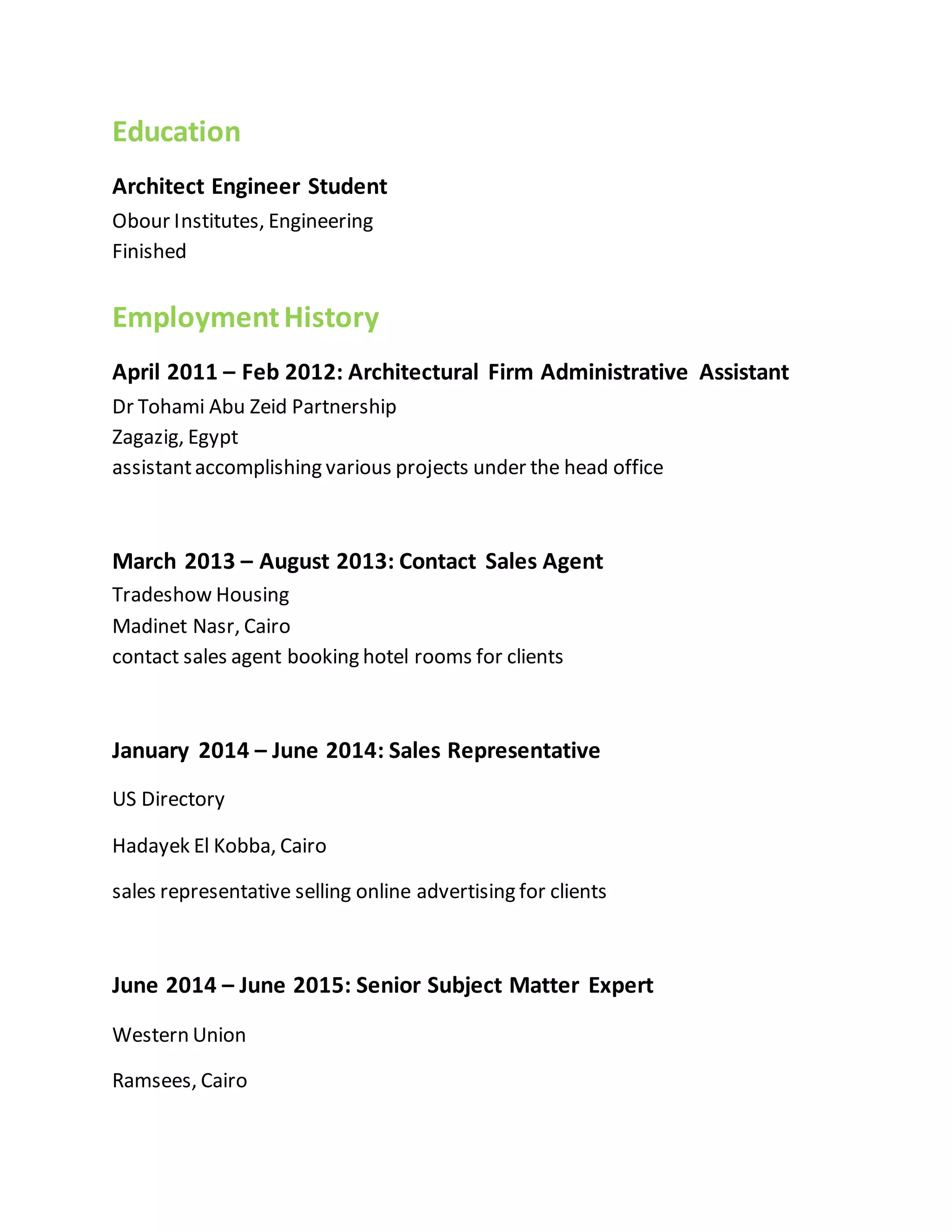 Mohamed-Salem-Resume2 | DOCX