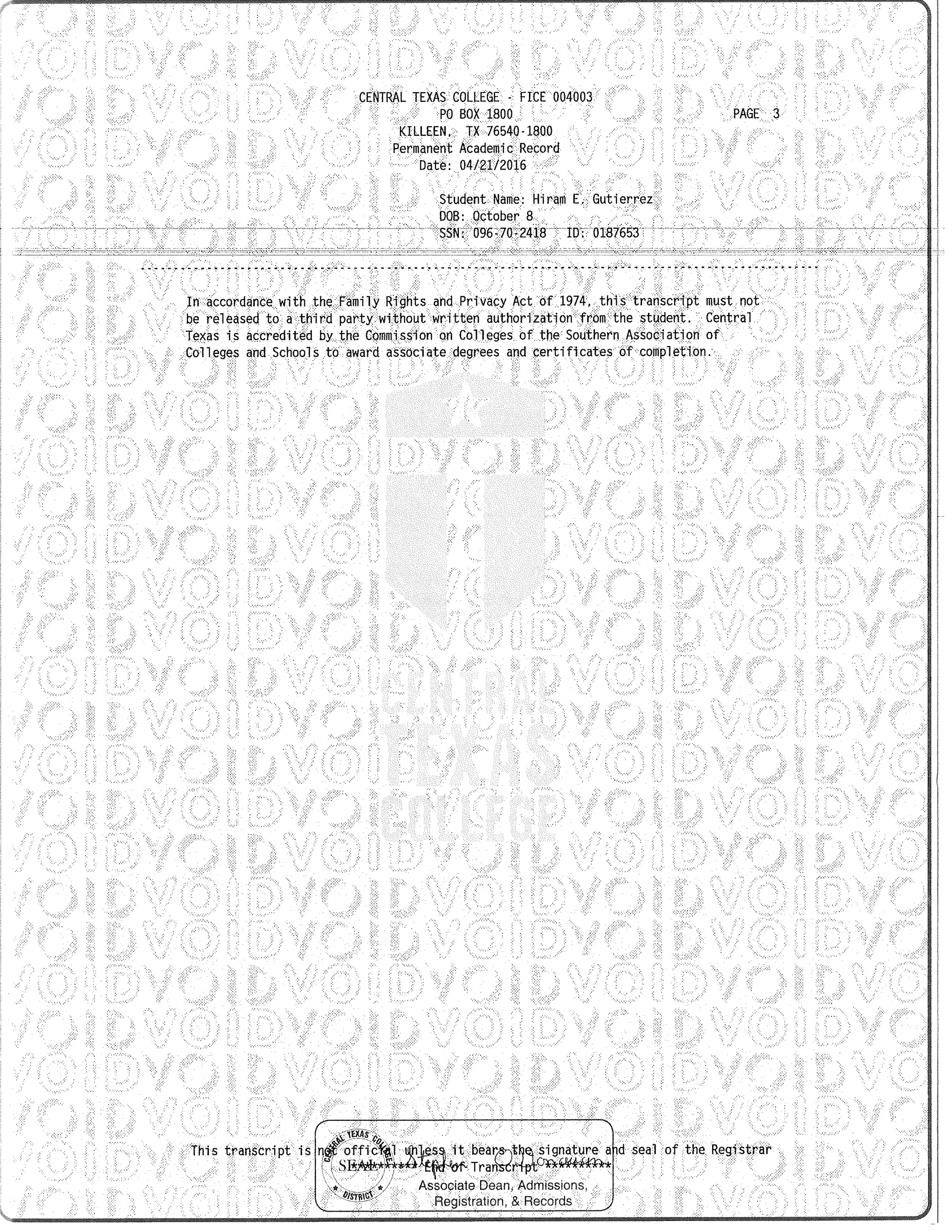 CTC Transcripts | PDF