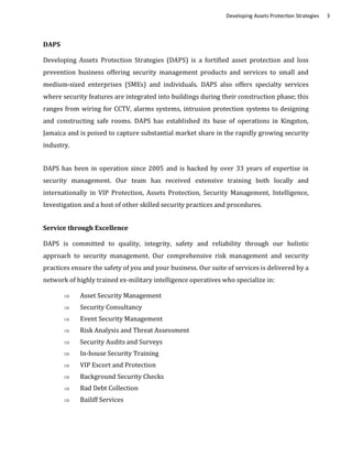 DAPS Company Profile | PDF | Business | Business and Finance