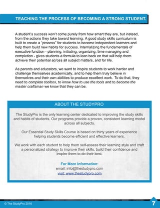 Why Smart Kids Need Smart Study Skills | PDF