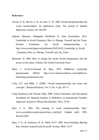 researchproposal | DOCX | Non-Profit Organizations | Industries