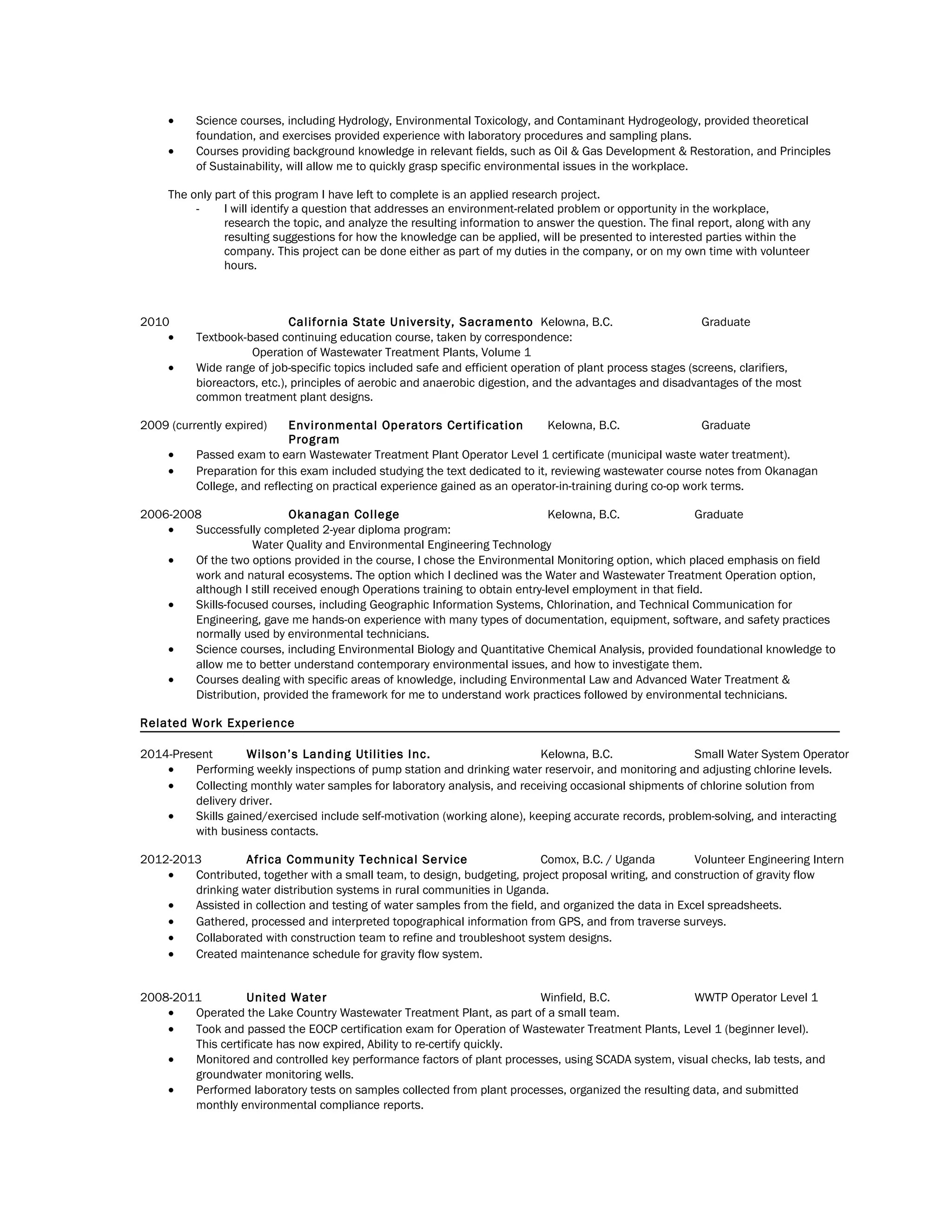Eric's resume | PDF