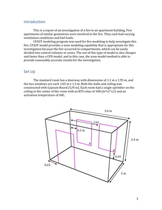 CFAST Project Report | PDF