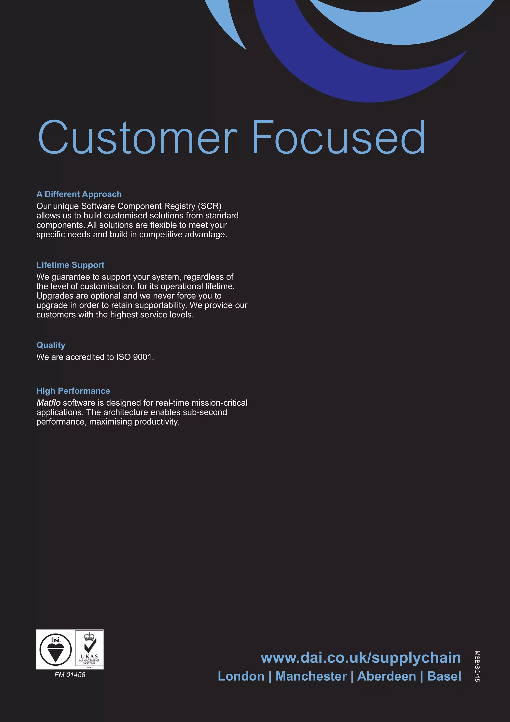 DAI Matflo Supply Chain Brochure | PDF