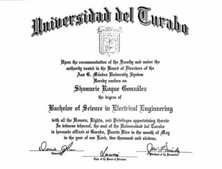 Electrical Engineering Shamarie R. González | PDF