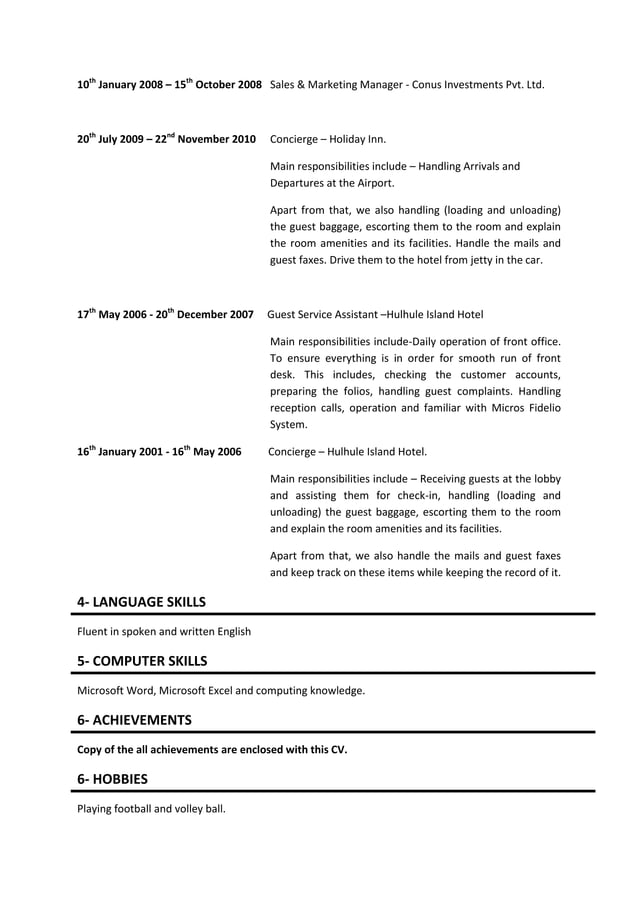 Mohamed Shimal,CV | PDF