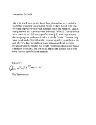 Reccomendation Letters | PDF