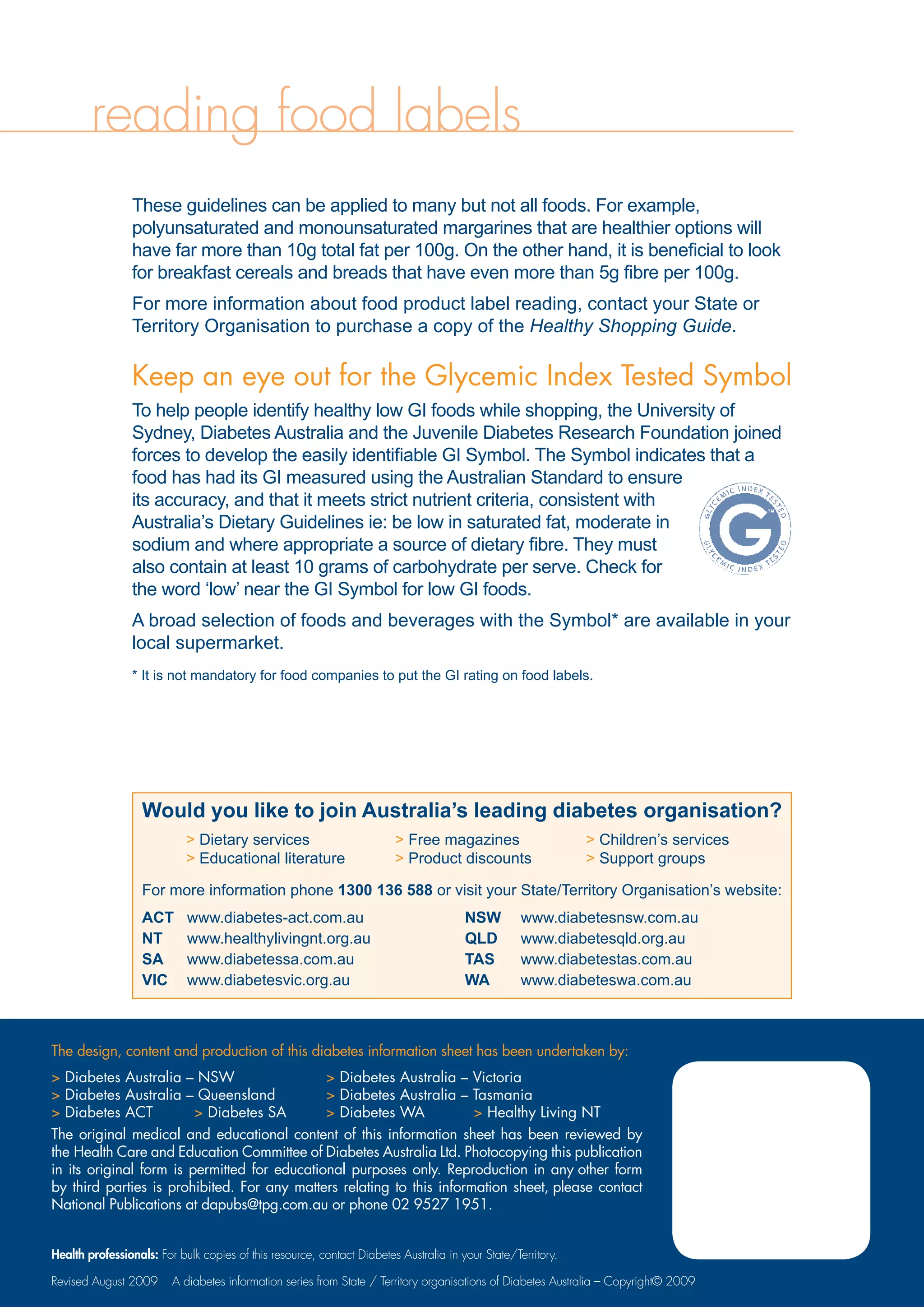 F8 aus reading food labels | PDF