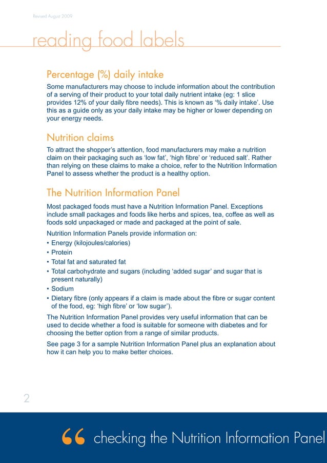 F8 aus reading food labels | PDF | Healthy Cooking and Eating | Food ...